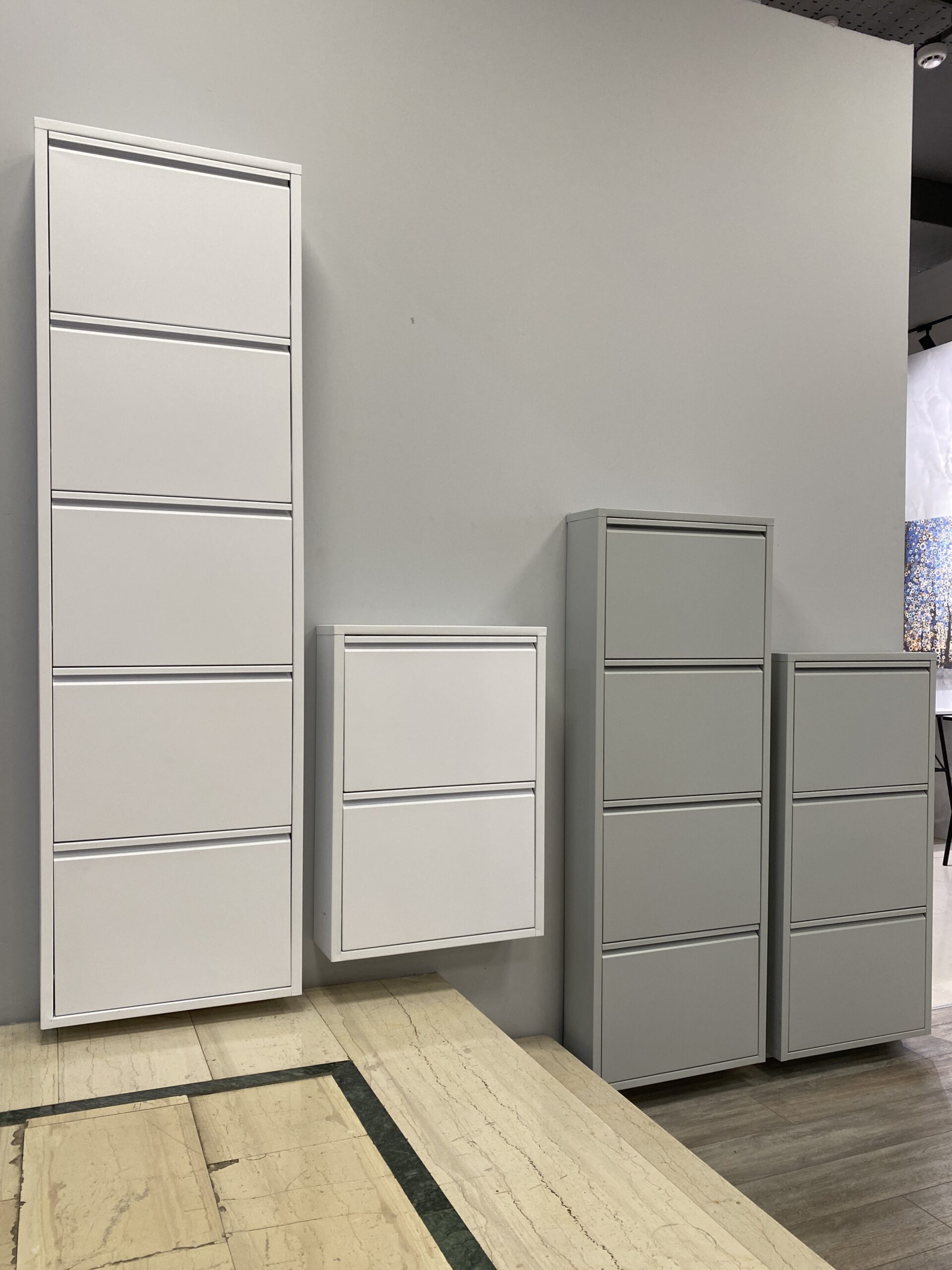 Mobilje Kepucesh IRON, White - 5 Rafte – BestSeller