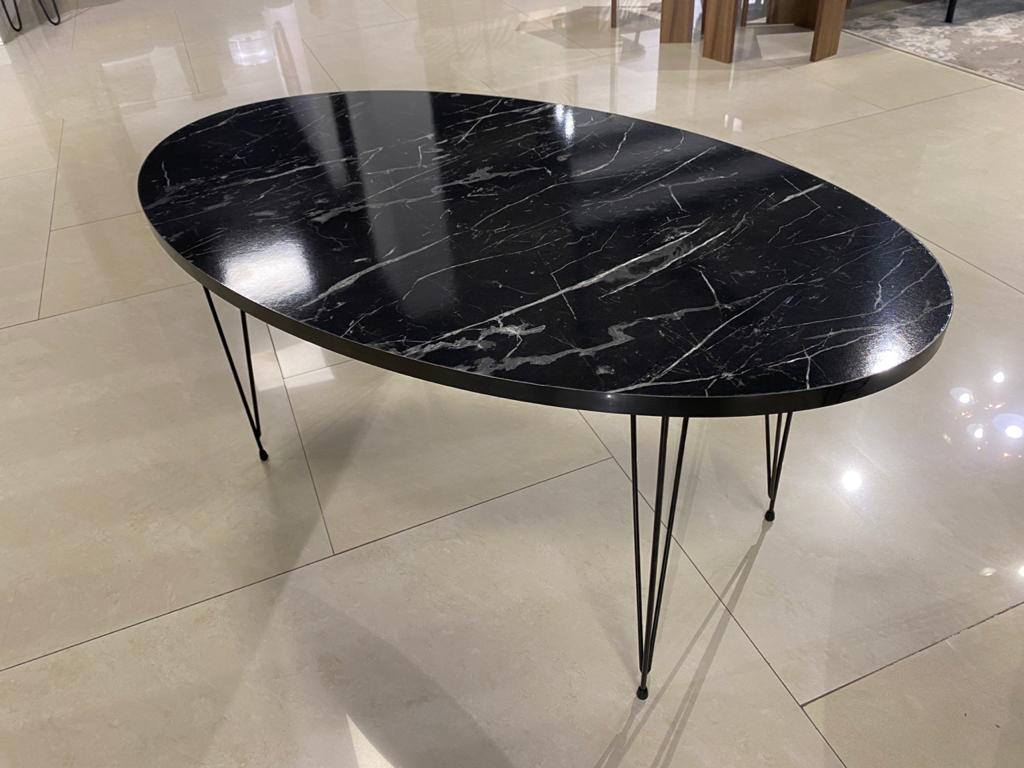 Tavoline Mesi OVI, Efekt mermer i zi & te zeza – BestSeller